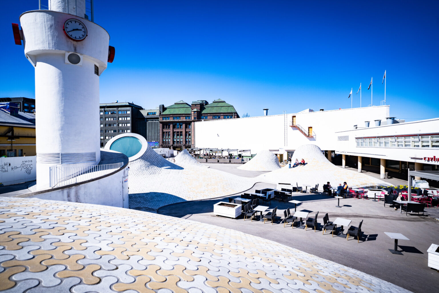 フィンランド・ヘルシンキ中心部のランドスケープでもある美術館「アモス・レックス(Amos Rex)」 - #casa